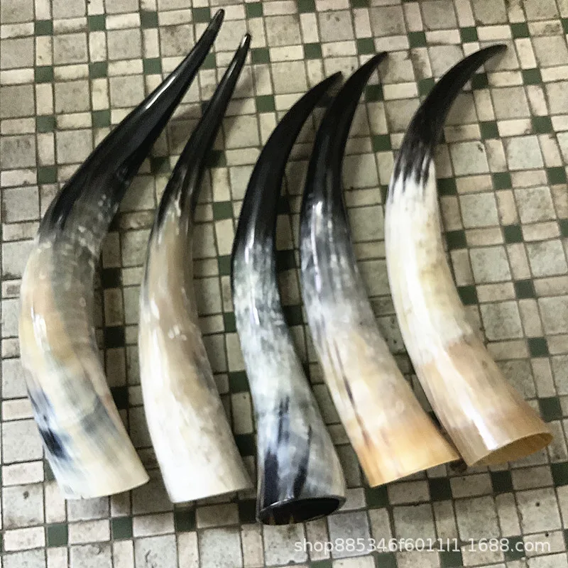 25-60-Cm-Art-Horn-Jewelry-Handmade-Natural-Horns-Yak-Horns-Decorative ...