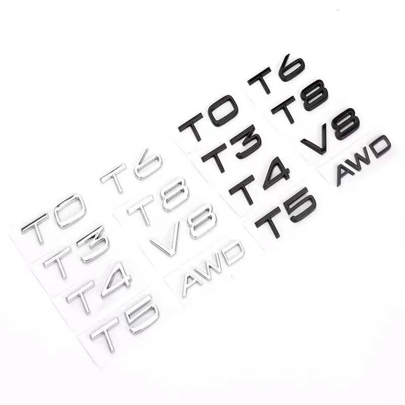 For Voor Volvo Embleem Badge Stickers Letters C30 V40 V60 V90 S40 S60 ...