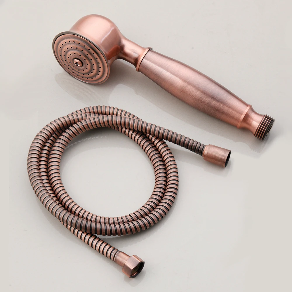 Antique-Red-Copper-Brass-Handheld-Shower-Telephone-Style-Bathroom-Hand ...