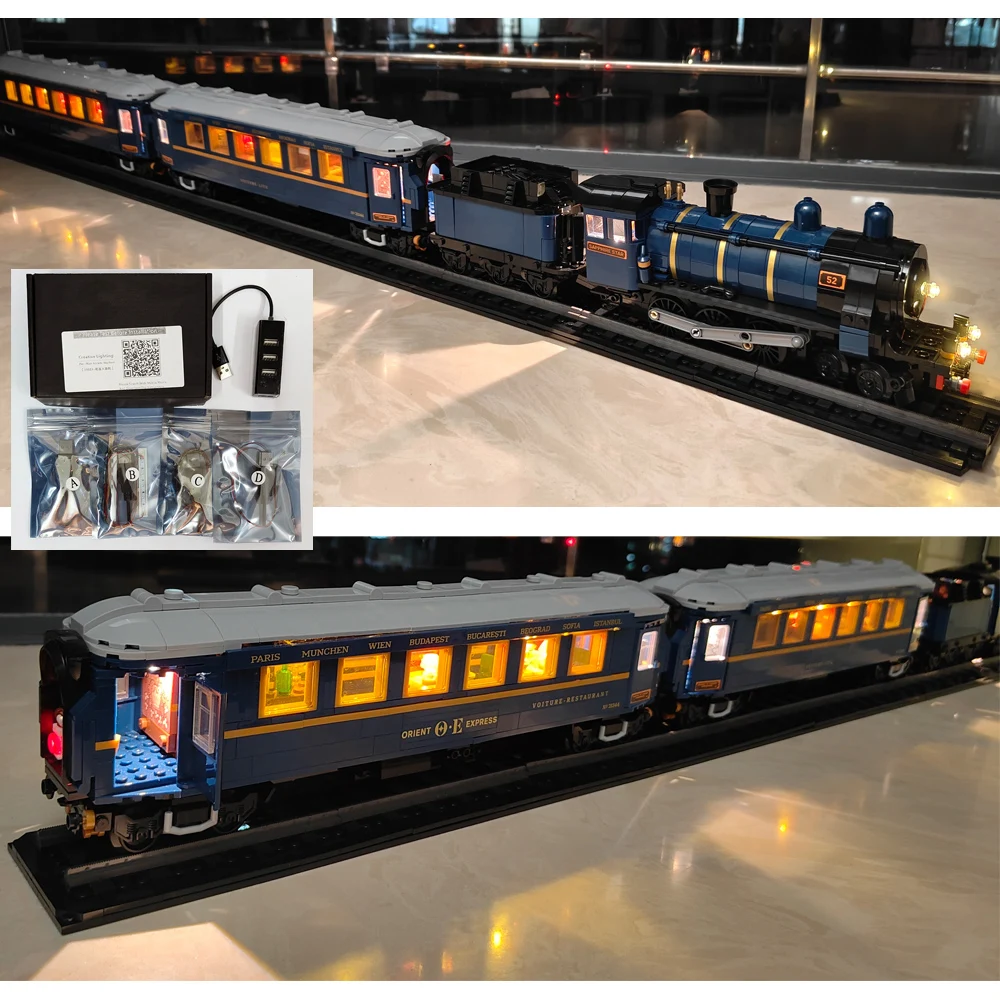 Light Set For LEGO 21344 The Orient Express Train DIY Decorative Lamp ...
