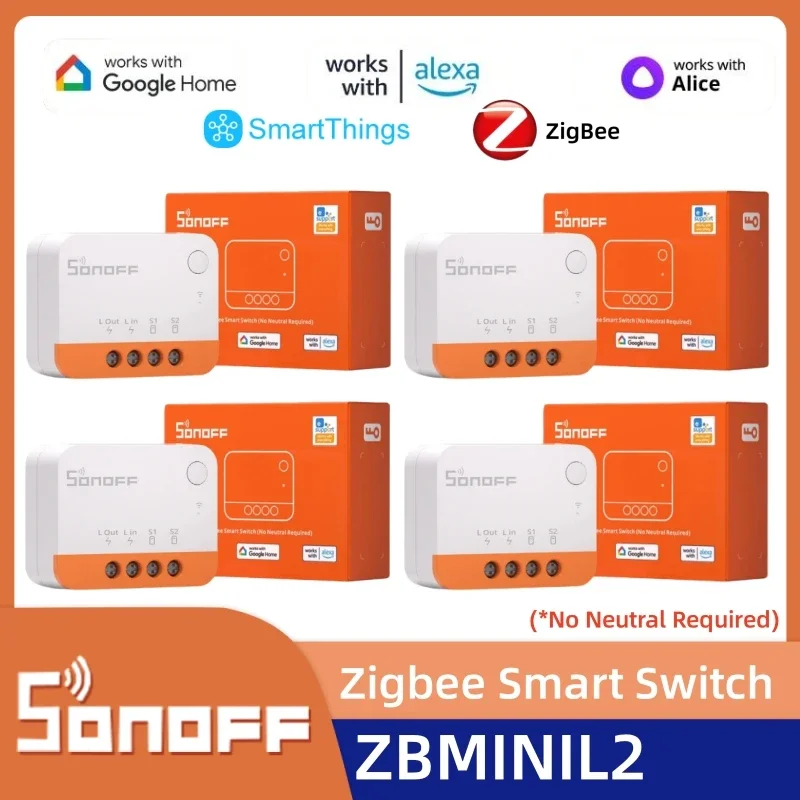 SONOFF ZBMINIL2 ZigBee Smart Switch With eWeLink APP Voice Control by ...