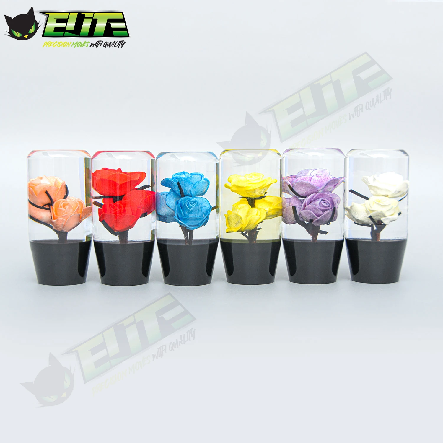 JDM-Universal-Flor-Transparente-Acr-lico-Gear-Shift-Knob-para-carro ...