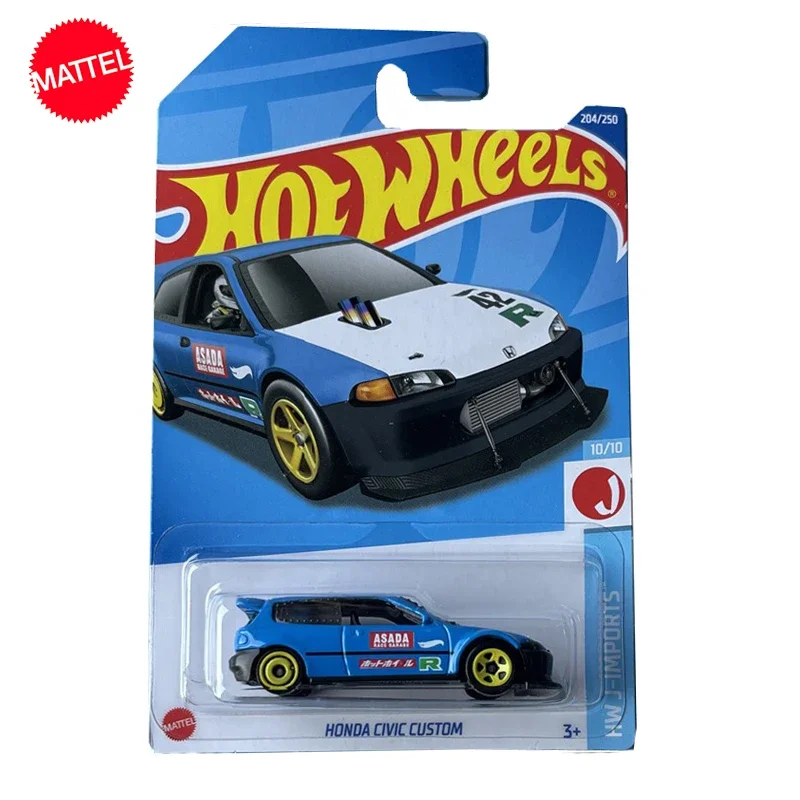 Original Mattel Hot Wheels Car 1/64 Metal Diecast 204/250 Honda Civic ...