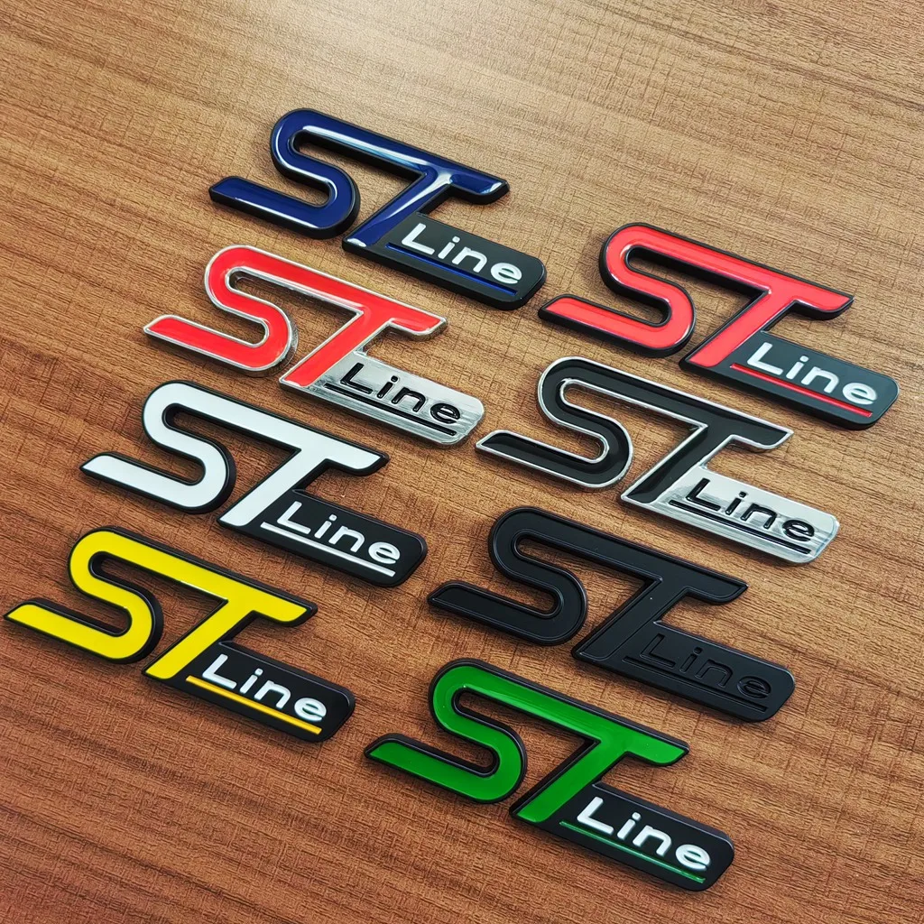 3D-Metal-Logo-ST-Line-Emblem-Car-Trunk-Badge-For-Ford-Edge-Puma-Kuga ...