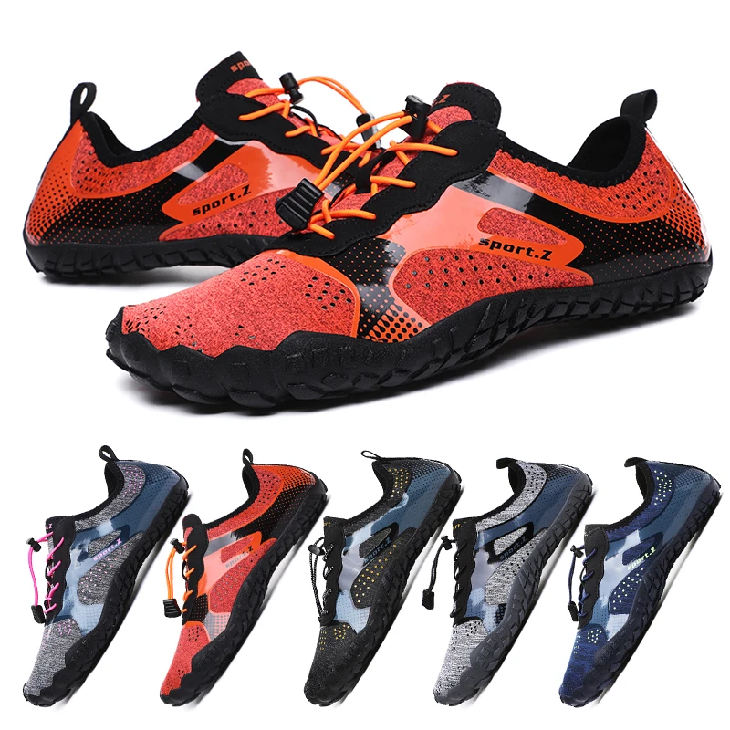 Outdoor-beach-wading-shoes-Wear-resistant-non-slip-five-finger-swimming ...