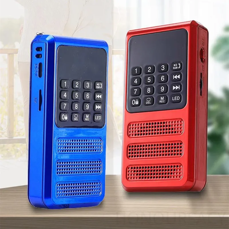 Large LED Screen Radios Receiver with Flashlight Wireless Bluetooth ...