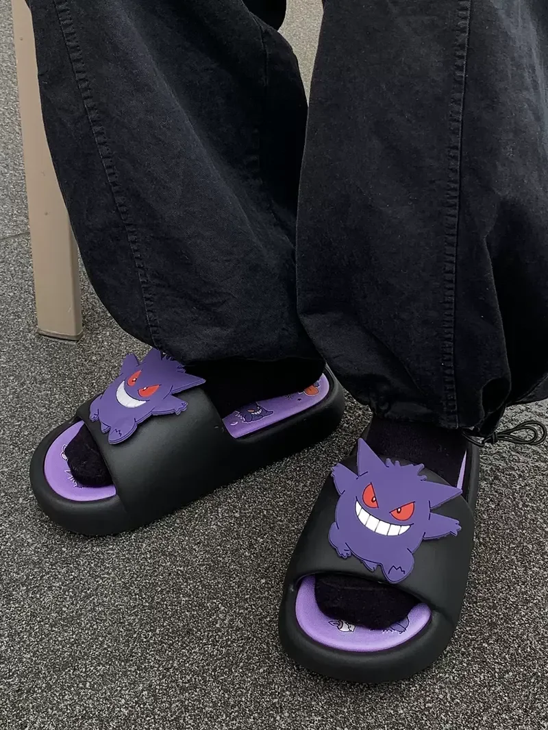Pokemon-Gengar-Anime-Peripheral-Slippers-For-Men-And-Women-Trendy-And ...