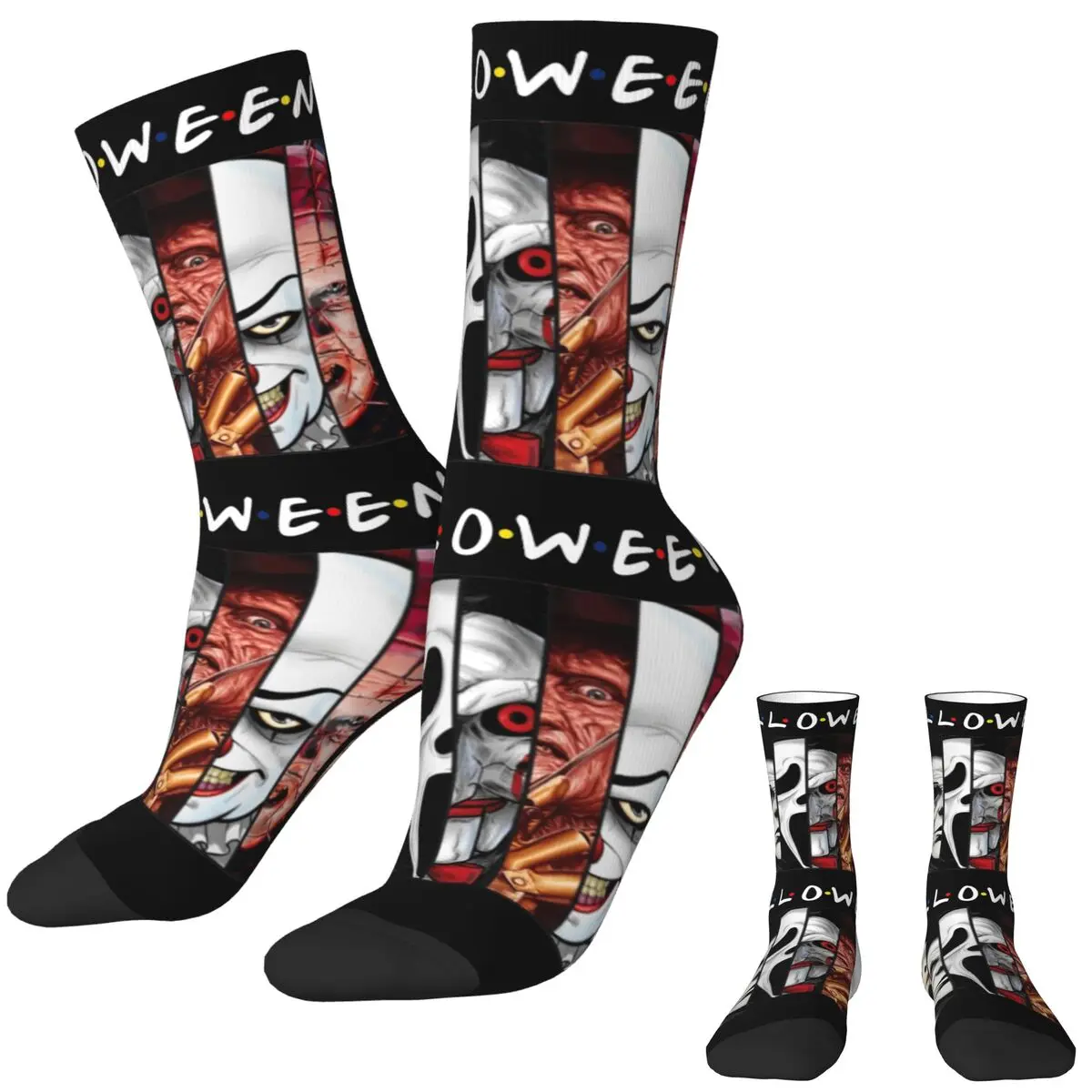 This Is My Scary Halloween Costume Socks Stephen King Horror Characters ...
