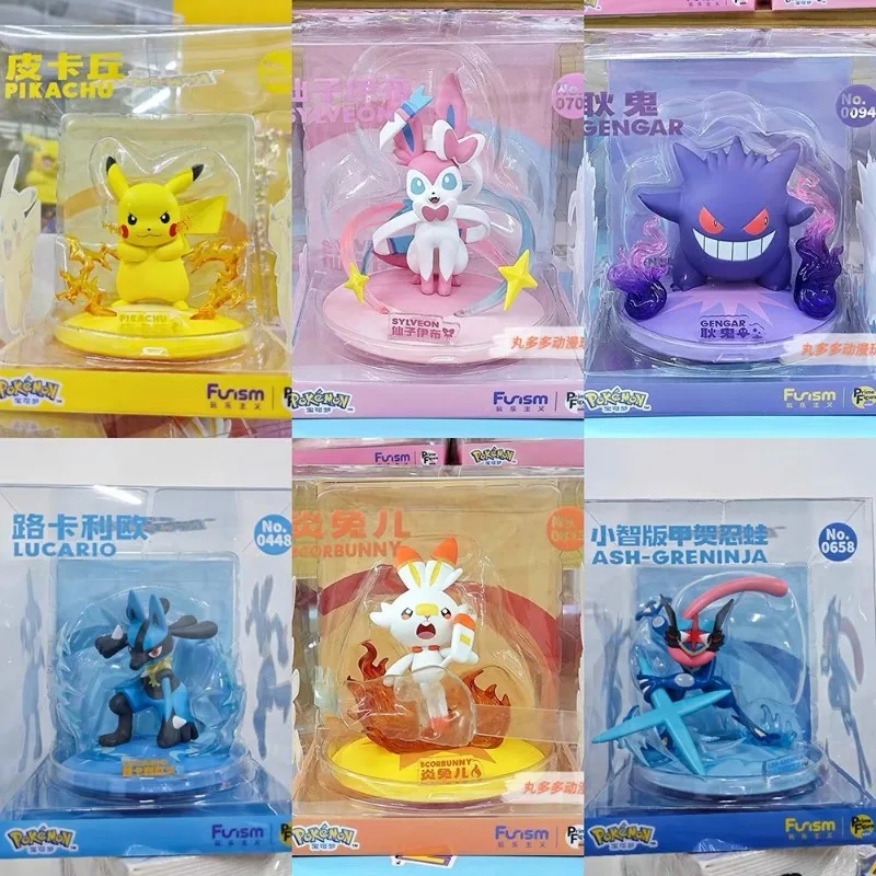 Pok-mon-Anime-Figure-Model-Collection-Brinquedos-Pikachu-Gengar-Dr ...