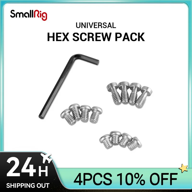 SmallRig Camera Screw Hex Screw 1/4 Inch 12pcs Pack for Camera ...