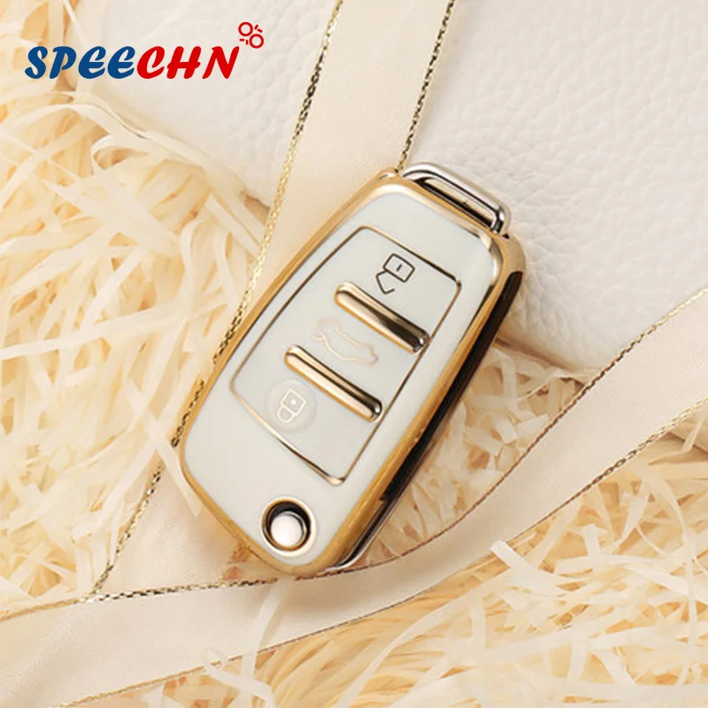 New Soft Tpu Key Case Cover For Audi A1 A3 A4 A5 Q7 A6 C5 C6 Car Holder ...