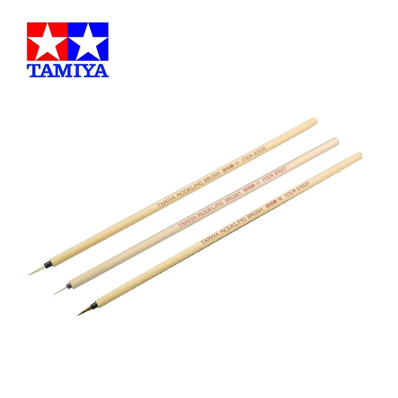 TAMIYA 87016/87017 Pointed Brush 87029 Blunt Brush Coloring Paint Pen ...