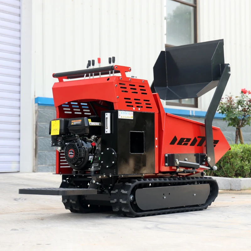 Mini-Dumper-cingolato-da-500KG-di-alta-qualit-Mini-Dumper-cingolato-con ...