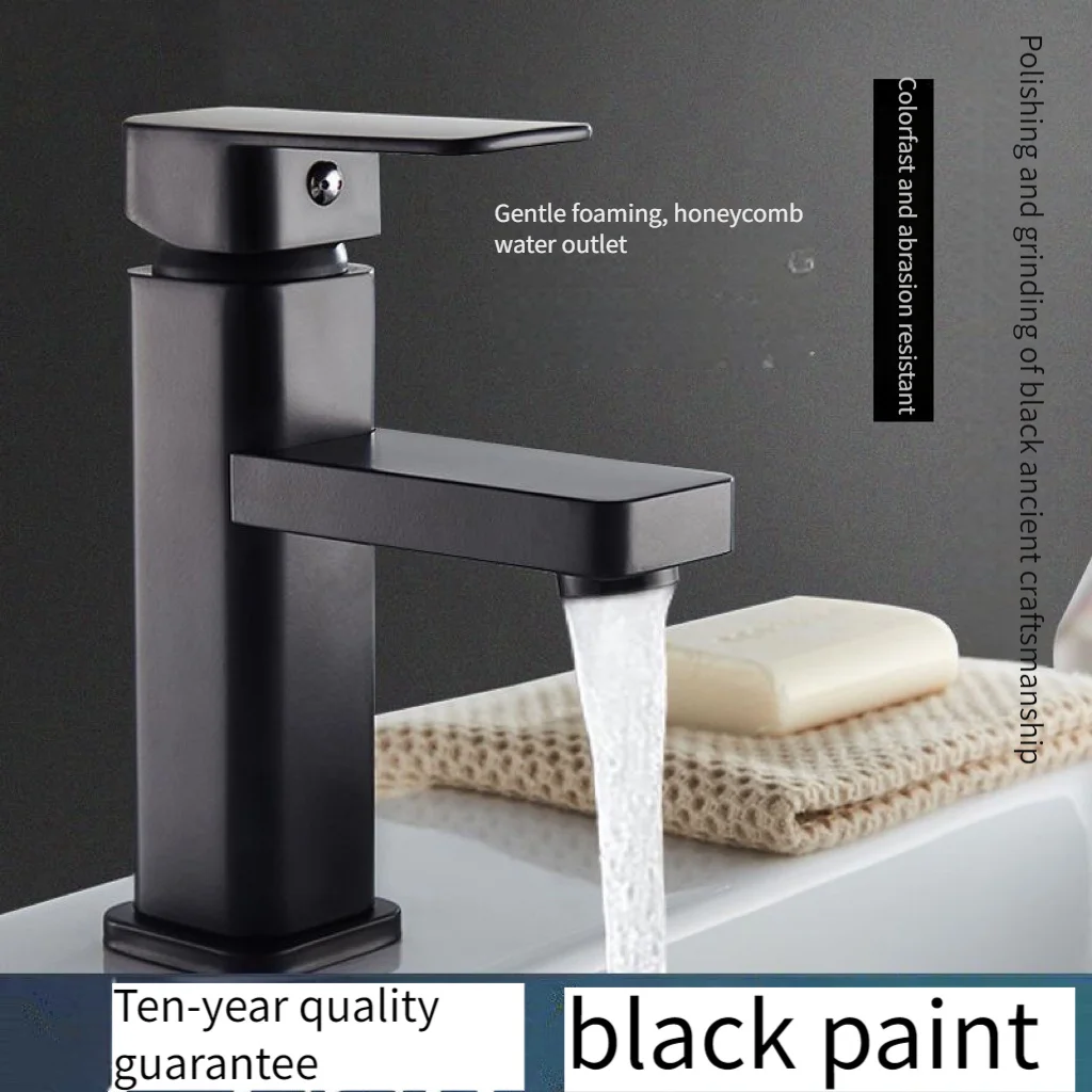 Life-praise-gun-grey-basin-faucet-Bathroom-hot-and-cold-faucet ...