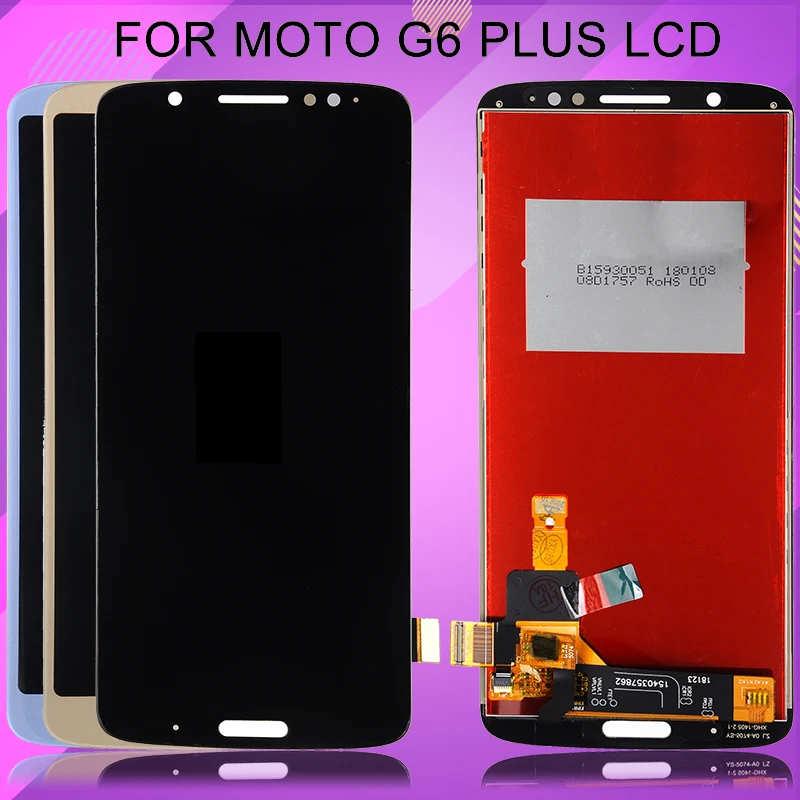 Pantalla LCD XT1926 para Moto G6 Plus, montaje de Digitalizador de ...