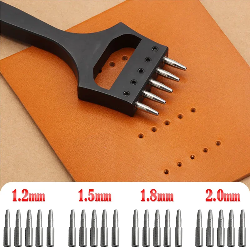 1.2mm/1.5mm/1.8mm/2.0mm Leather Round Punching for Watch Strap Belt 6 ...