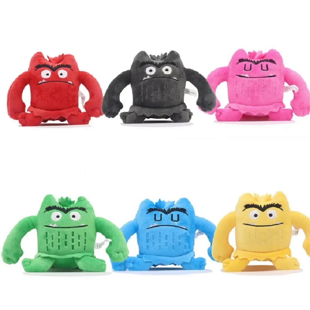 6pcs-set-6-Colors-Kawaii-The-Color-Monster-Plush-Doll-Children-Monster ...
