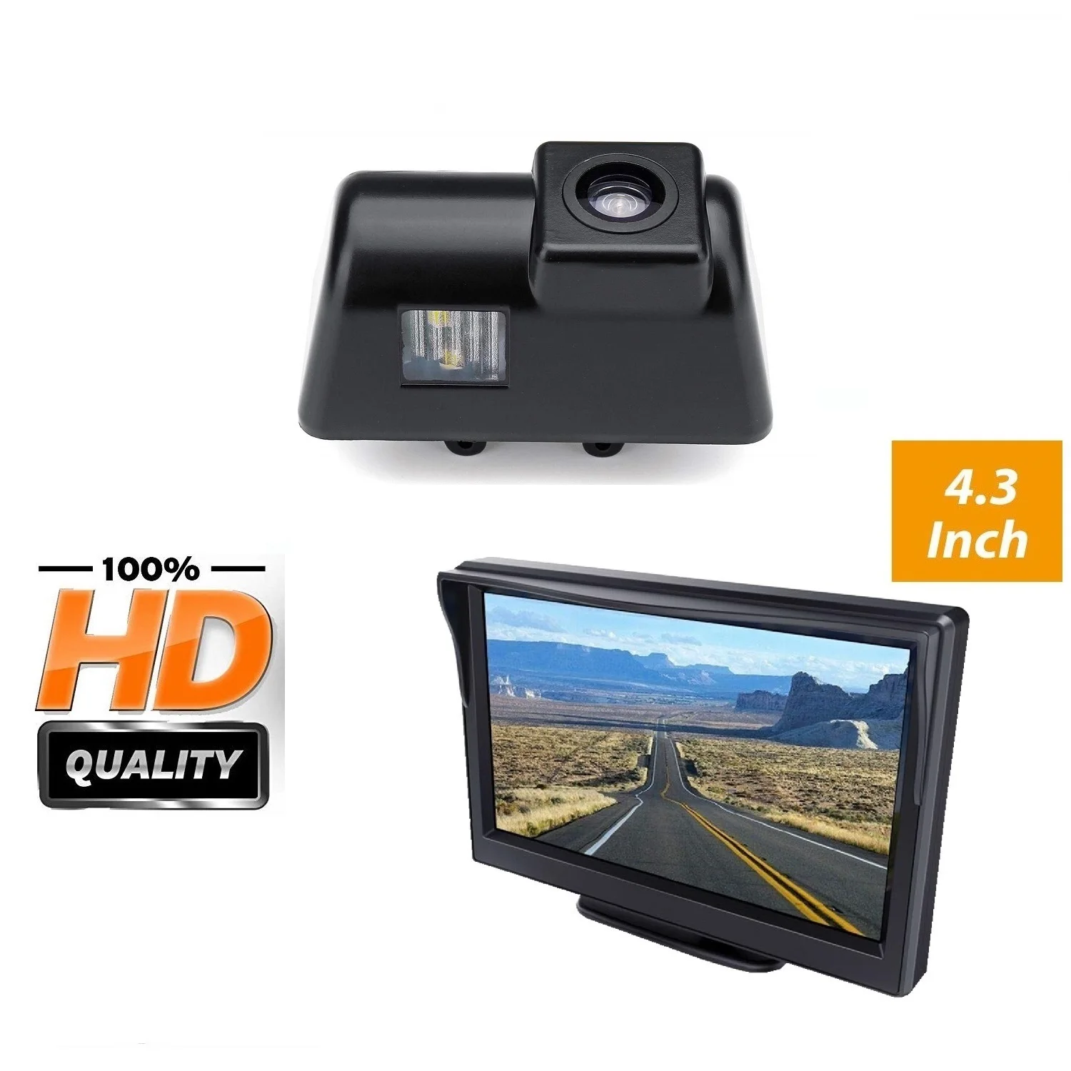 HD Rear View Parking Camera With 4.3 inch Monitor for FORD Transit MK6 ...