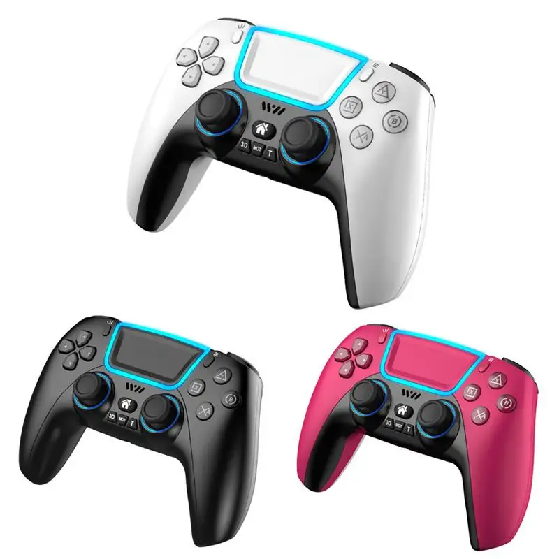 To-Wireless-BT-Game-Controller-Gamepad-con-RGB-Light-Touchpad-Back-Key ...