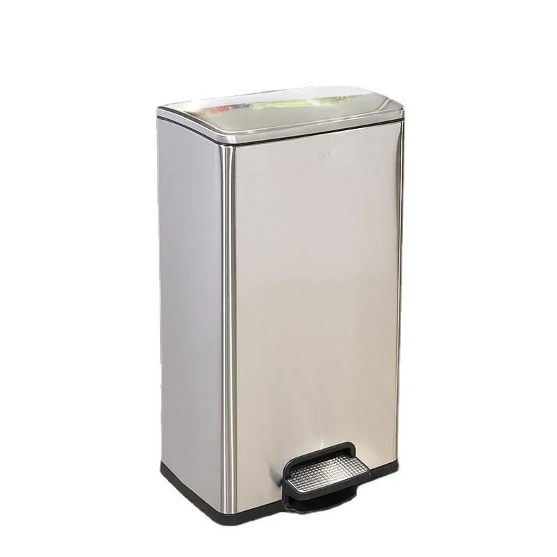 Creative-high-capacity-stainless-steel-trash-bin-for-kitchen-showcasing ...