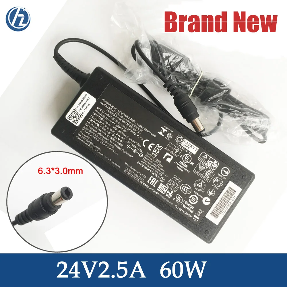 Zebra Printer Charger | Ac Adapter 24v 60w | 24v Zebra Adapter | Zebra ...
