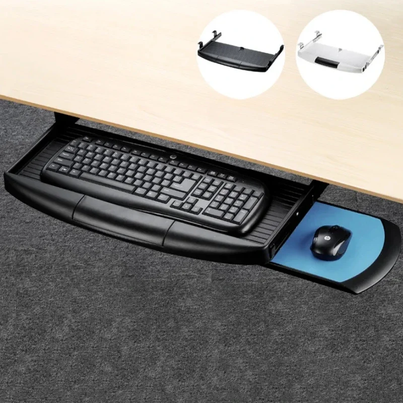 Ergonomic-Under-Desk-Keyboard-Tray-Slide-Out-Platform-for-Mouse-and ...