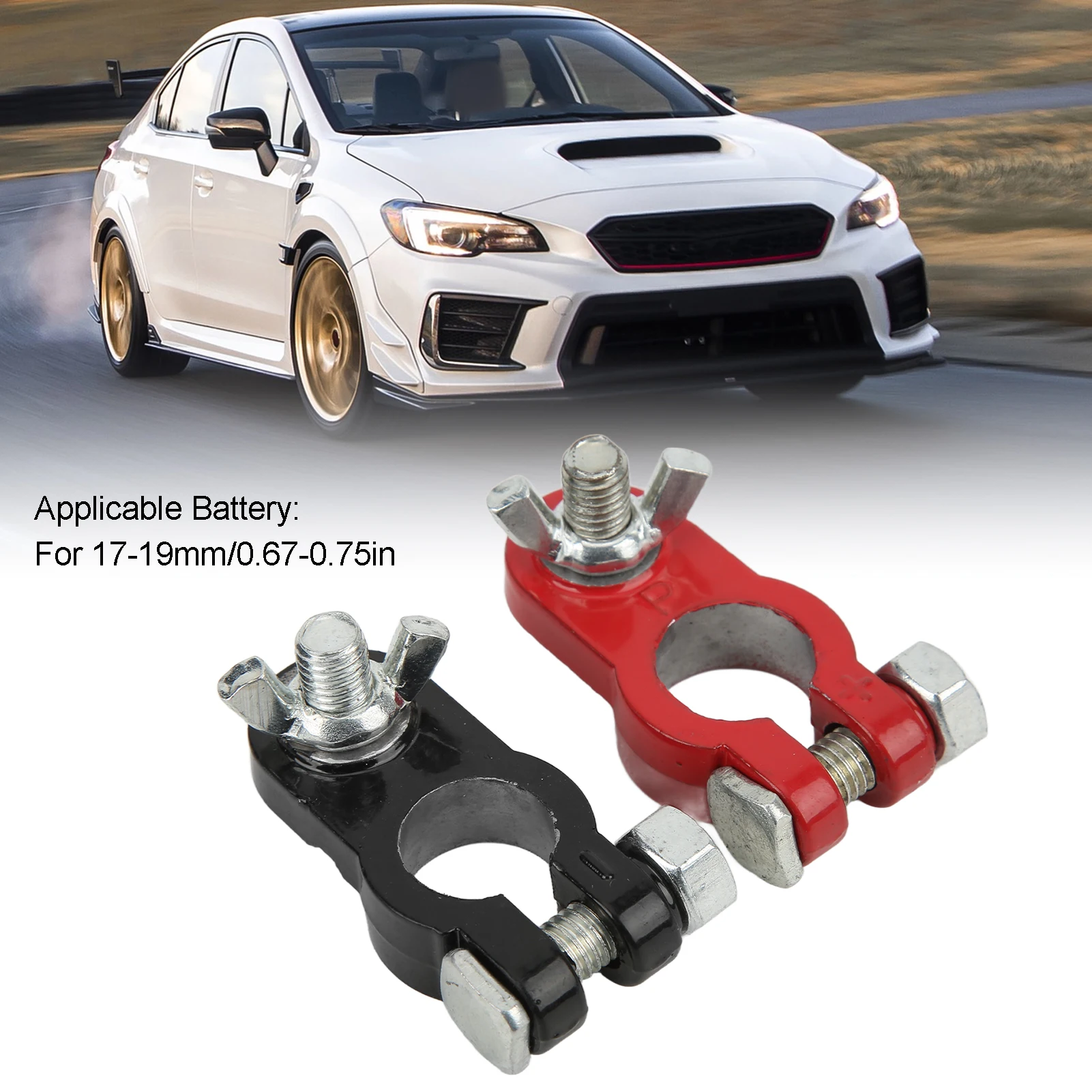 Battery-Terminal-Clamps-Aluminium-Alloy-Bakelite-Insulation-Universal ...