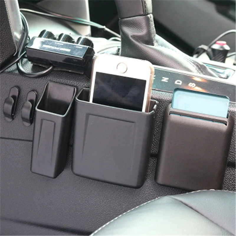 Car Cell Phone Gap Storage Box Auto Car Seat Card Organizer Universal ...