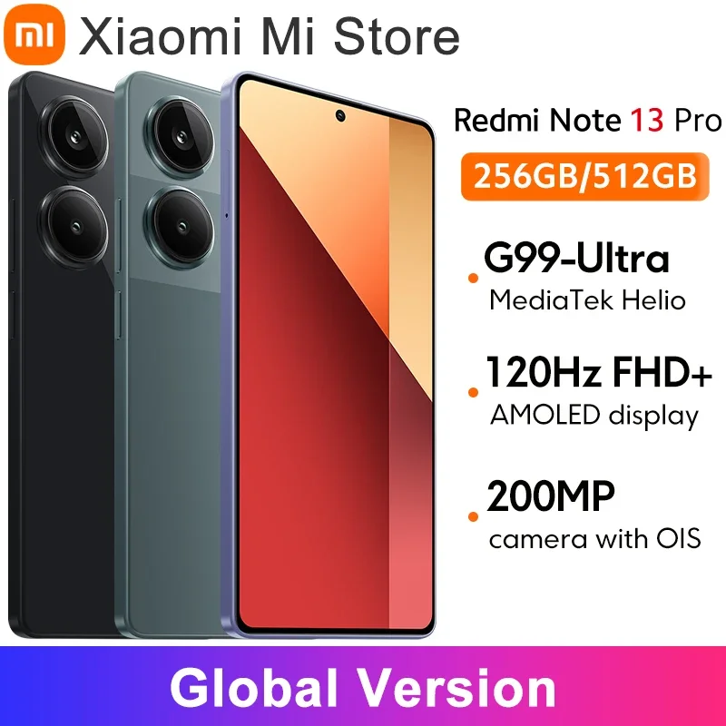 Global-Version-Xiaomi-Redmi-Note-13-Pro-4G-MediaTek-Helio-G99-Ultra ...