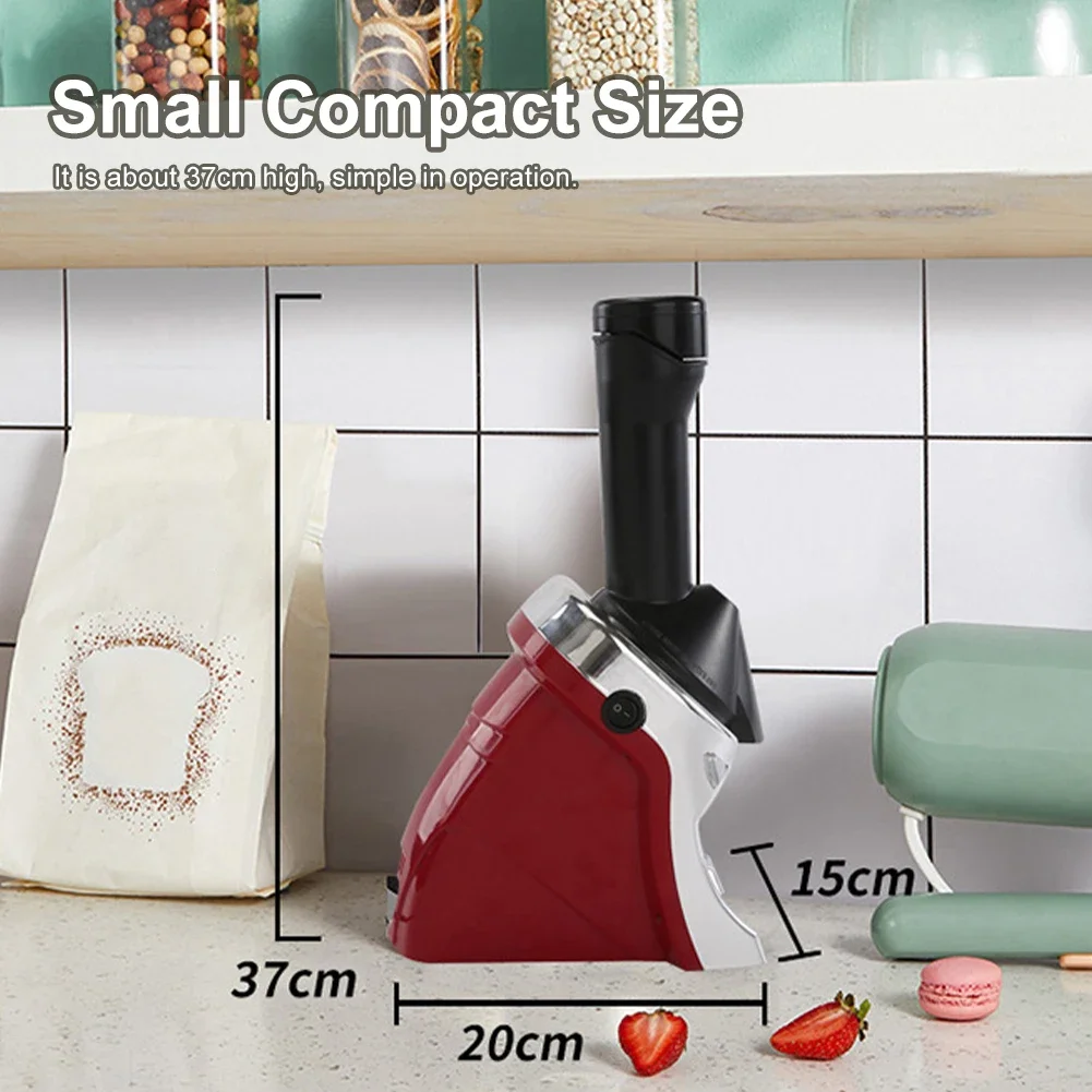 Ice Cream Machine 110V/220V Household Automatic Fruit Ice Cream Maker ...