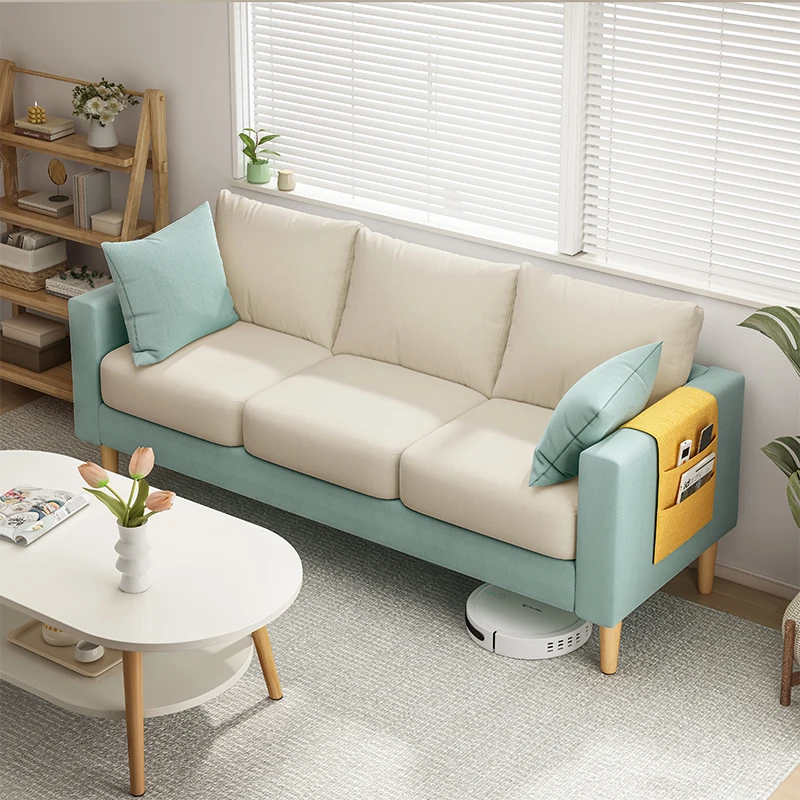 Simple-Modern-Fancy-Sofas-Living-Room-Nordic-Cozy-Recliner-Lazy-Puffs ...