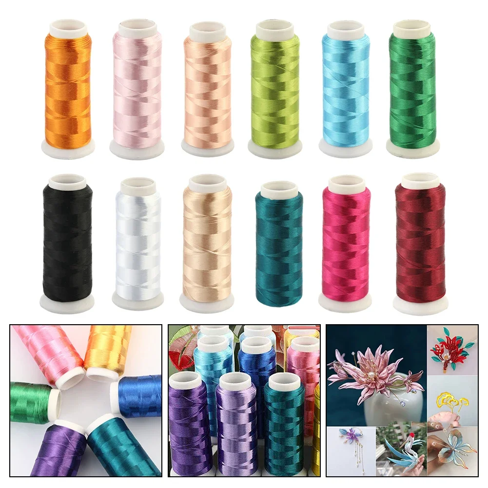 1600m-Single-Strand-Twisted-Silk-Thread-DIY-Hand-Made-Hairpins-And-Hair ...