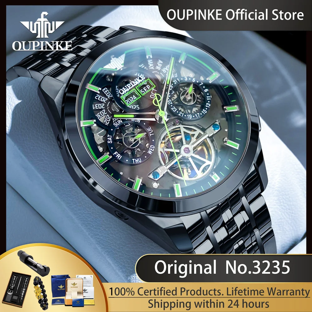 OUPINKE-3235-Black-Skeleton-Flywheel-Automatic-Mechanical-Watches-for ...