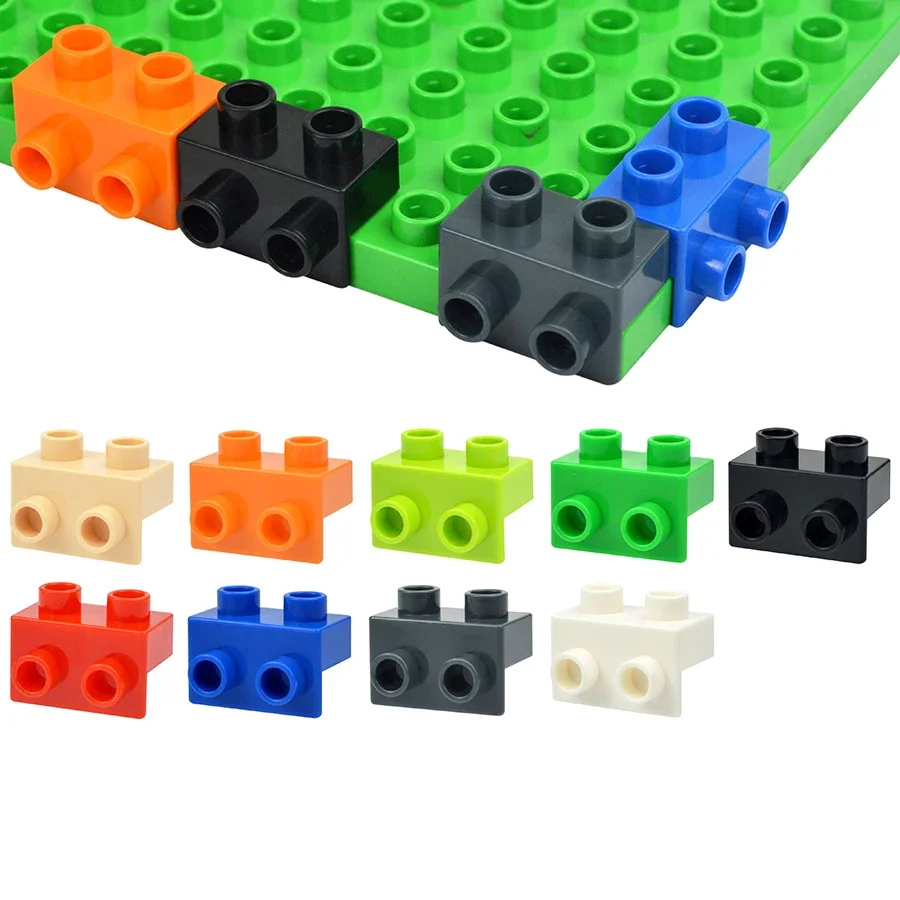 20Pcs Large Particls Bricks Reverse Bracket 1x2-1x2 Corner Connection ...