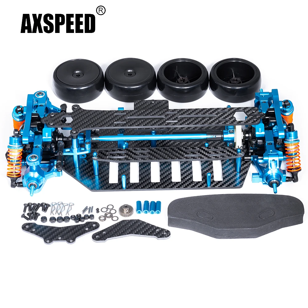 AXSPEED-Metal-Alloy-Plastic-Carbon-Fiber-Wheel-Rims-Shock-Absorbers ...