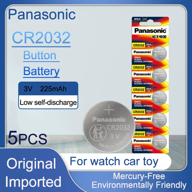 5-20pcs 100% original cr2032 battery 3v Button Cell Specialized car ...
