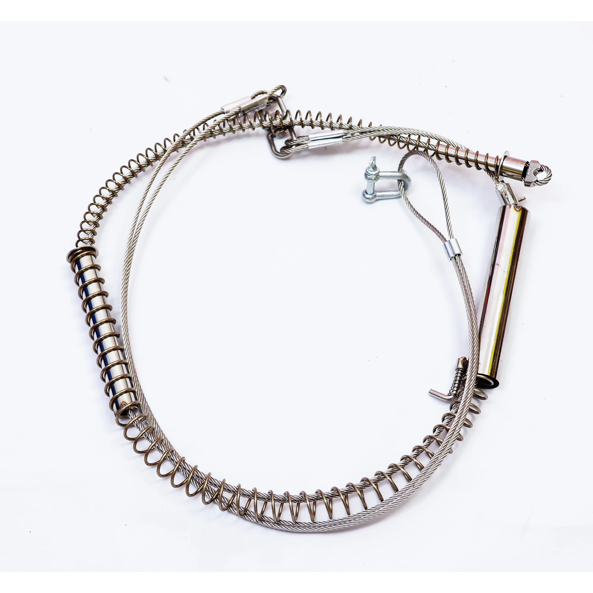 1PC-Two-Section-Double-Steel-Wire-Stronger-Spring-Replacement-With-Nuts ...