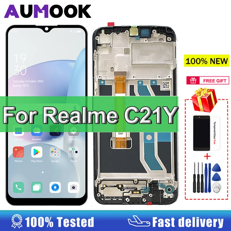 6-5-LCD-Display-For-Oppo-Realme-C21Y-C21-RMX3261-RMX3263-LCD-Touch ...