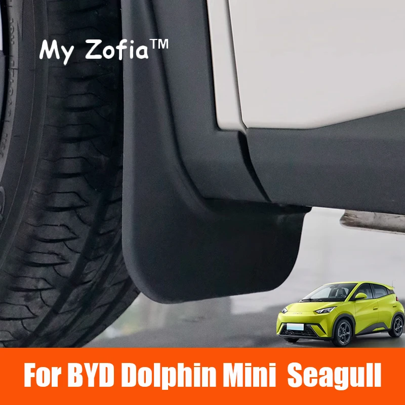 For BYD Dolphin Mini Seagull 2024 2025 2026 Car Accessories Mud Flaps ...