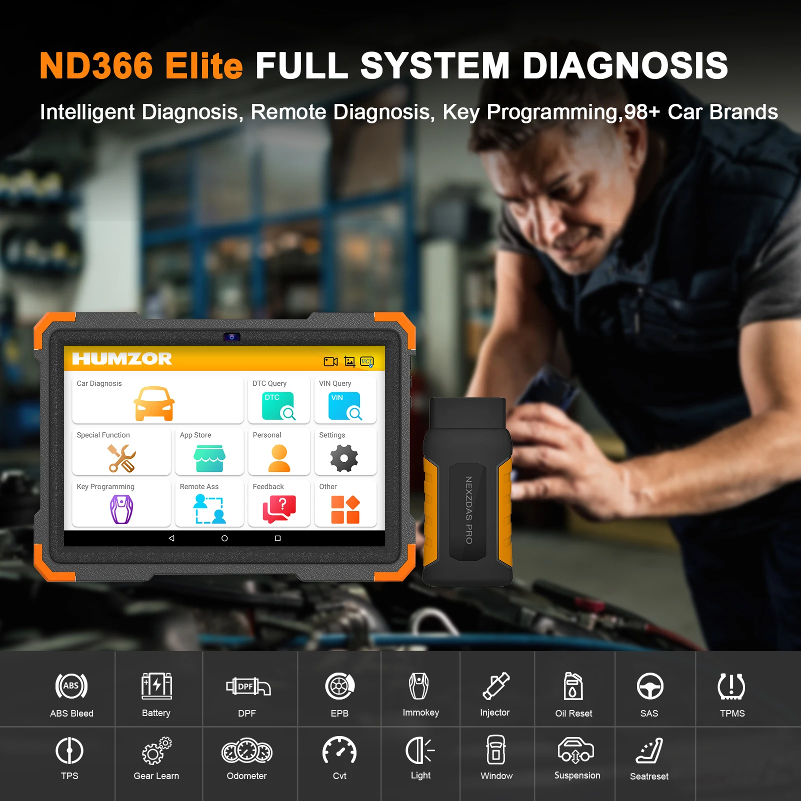 Humzor-Car-Diagnostic-Scanner-All-System-Diagnosis-Key-Matching ...