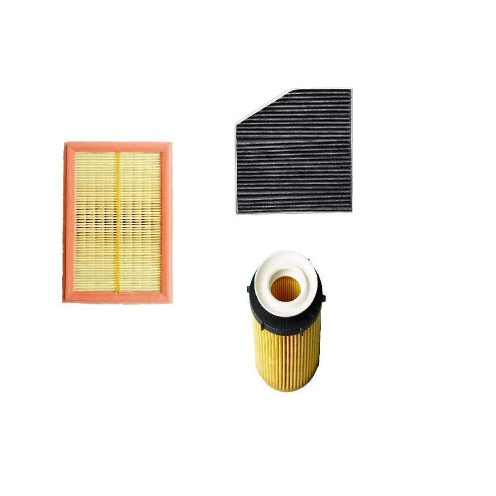 Air Filter Cabin Filter Oil Filter 3Pcs For Mercedes Benz C CLASS W205 ...