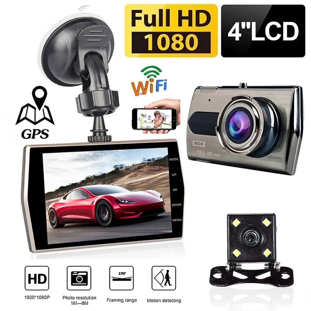 Car-DVR-WiFi-GPS-Dash-Cam-Vehicle-Camera-HD-1080P-Driving-Video ...