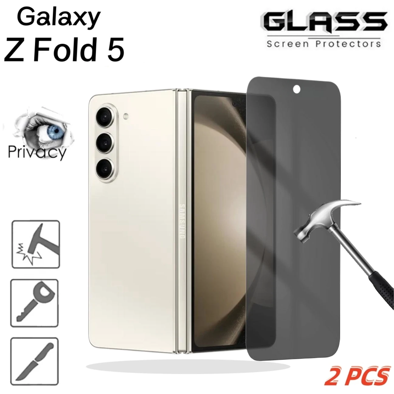 3D-Privacy-Tempered-Glass-For-Samsung-Galaxy-Z-Fold-5-4-5G-Screen ...