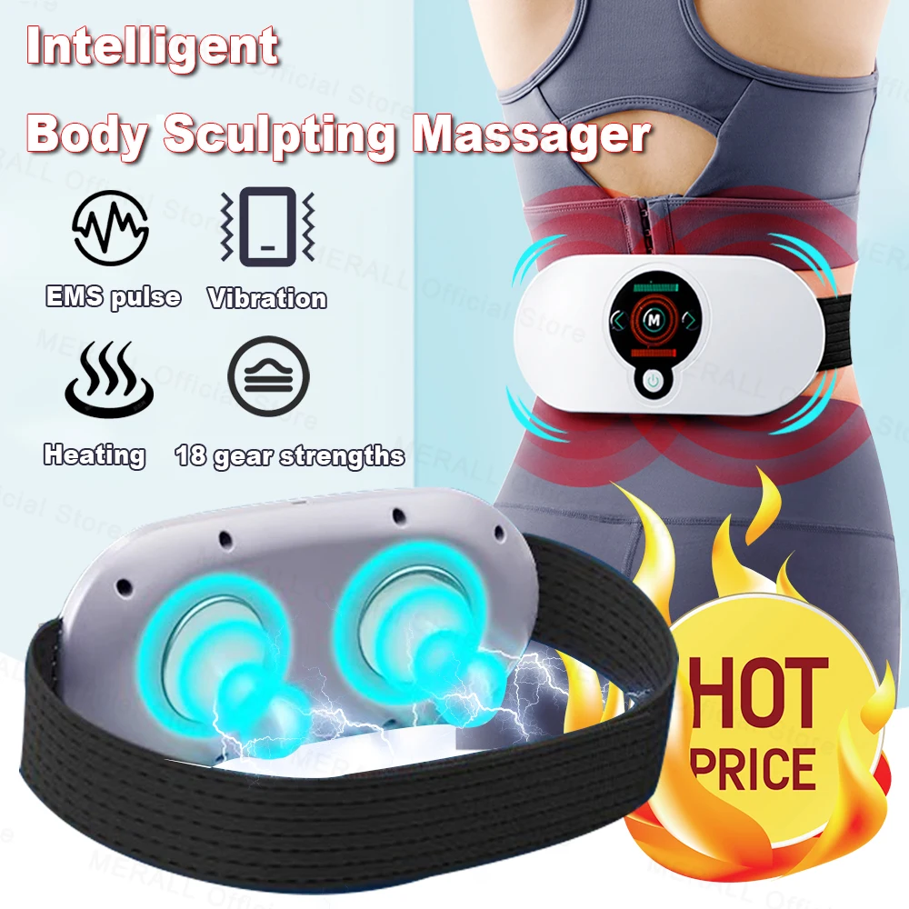 Electric-Waist-Massager-EMS-Muscle-Stimulation-Pulse-Body-Sculpting ...