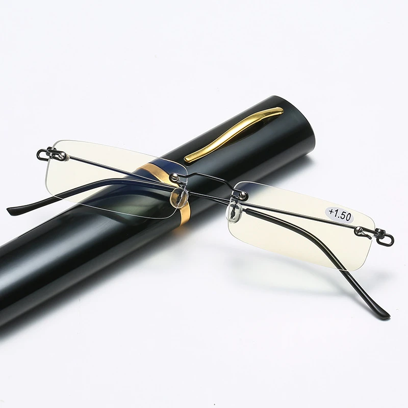 Rimless Reading Glasses Women | Rimless Reading Glasses Men - Fashion ...