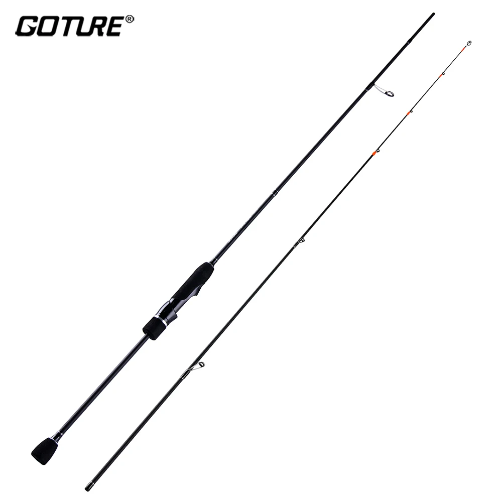 GOTURE WAVIER Ultra Light 2Sections Lure Rod Spinning Fishing Rod 24T ...