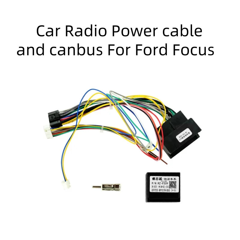 Icreative Car Radio Power Cable and Canbus for Ford Focus Mondeo S-Max ...