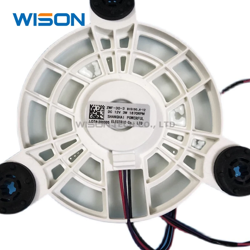 냉장고 모터 ZWF 30 3, 삼성, 하이얼, 미데아용 냉동 팬, DC12v, 2.5W, 3W, 1870RPM, 오리지널 신제품 ...