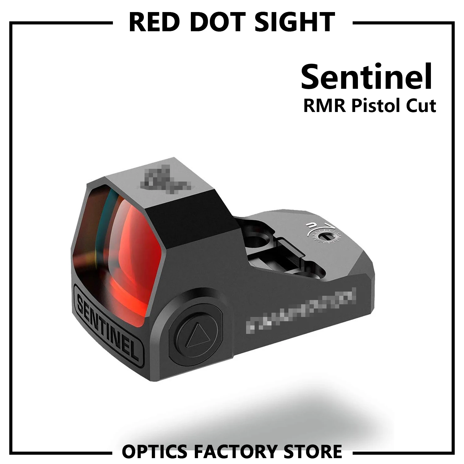 Sentinel-1x16-Compact-Reflex-3-MOA-Red-Dot-Sights-RMSC-Footprint-Shake-Wake-Motion-Sensing ...