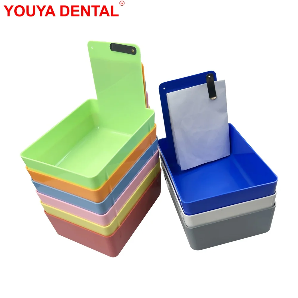 10pc-Dental-Lab-Storage-Box-Work-Tray-Colourful-Plastic-Turnover-Box ...